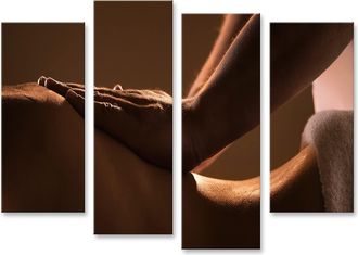 Islandburner Prime Bild auf Leinwand Massage Nahaufnahme Hände Professioneller Masseur Blick Charmante BeLe Bilder Wandbilder Poster