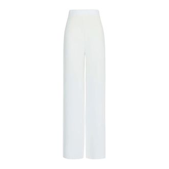 Max Mara Schlaghosen - - Trousers - Damen - Wei&szlig; - S
