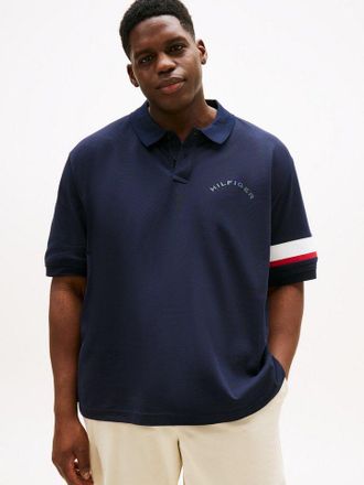 Tommy Hilfiger Big & Tall Poloshirt SLEEVE TAPE POLO Gro&szlig;e Gr&ouml;&szlig;en