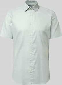 Jake*s Slim Fit Business-Hemd aus Baumwolle mit Kentkragen
