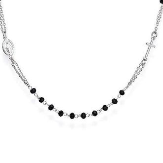 Thierry Mugler Collier Amen Unisex CROBN3_0, Argent, Onyx