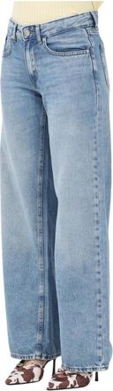 Only Only, Femme, Jeans, Bleu, Taille: W28 Wide Jeans