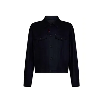 Dsquared2 Homme, Vestes, Bleu, Taille: XL Chemise Veste