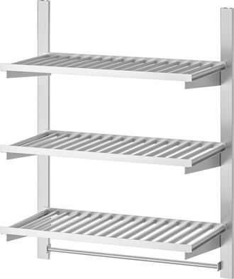 IKEA KUNGSFORS Aufh&auml;ngeschiene, B&ouml;den + Stange