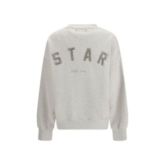 Golden Goose Womens Gray Cotton Sweatshirt Clothing