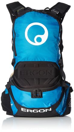 Ergon Fahrradrucksack mit Trinkfach BE1-S Enduro, Schwarz/blau 45 x 19 x 7 cm, 3.5 Liter, 45000282