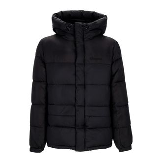 PROPAGANDA Schwarze Daunenjacke mit Kapuze - - Jackets - Herren - Schwarzk - S
