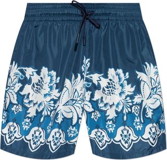 Etro Homme, Maillots de bain, Bleu, Taille: XL Classic Swim Shorts