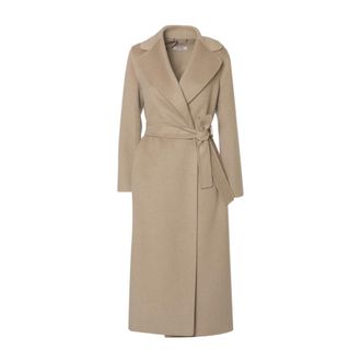 Max Mara Cappotto Lungo a Vestaglia Paola - - Coats - Damen - Beige - XS