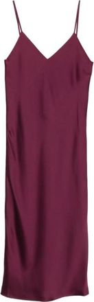 Norma Kamali Femme, Robes, Violet, Taille: 38 FR Bias Slip Dress