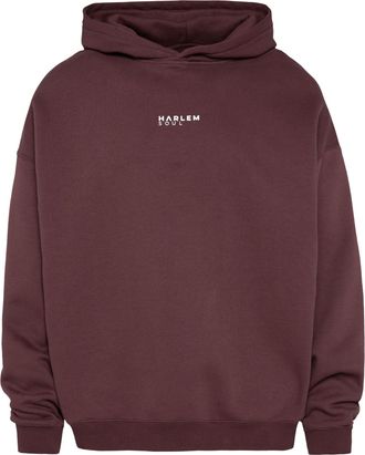 Harlem Soul Neutral ELY-AS Hoodie Unisex mit Backprint Cranberry Juice, XXL