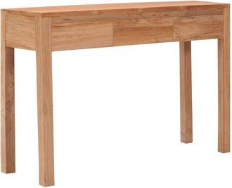 vidaXL Table console 110x35x75 cm bois de teck solide vidaXL