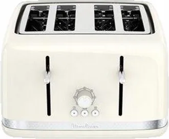 Moulinex LT305A10 Soleil Elfenbein Toaster f&uuml;r 4 Scheiben