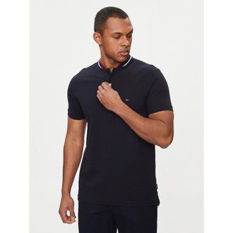 Tommy Hilfiger Poloshirt Mao MW0MW34752 Dunkelblau Slim Fit