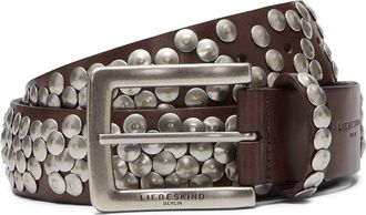 Liebeskind Liebeskind Berlin Belt H 38mm 105 STUDDED BELTS Washed Leather cognac