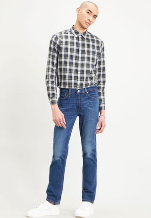 Levi's Slim-fit-Jeans LEVIS 511 SLIM, Damen, Gr. 32, L&auml;nge 36, blau (throttle), Denim/Jeans, Obermaterial: 99% Baumwolle, 1% Elasthan, unifarben, skinny fit 