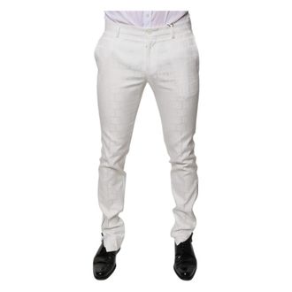 Dolce & Gabbana Anzughosen - - Trousers - Herren - Wei&szlig; - M
