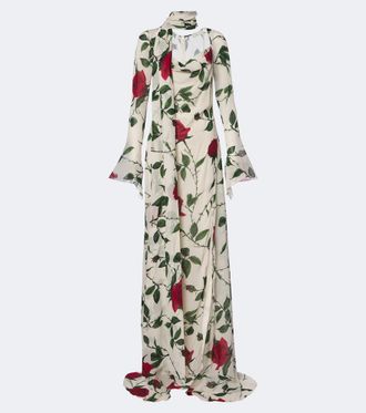 Blumarine Robe aus Georgette