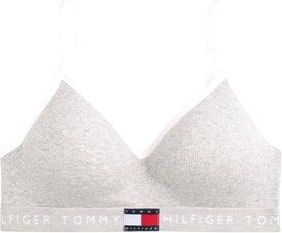 Tommy Hilfiger Bralette Lift Heritage en coton m&eacute;lang&eacute;