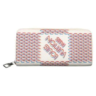 Louis Vuitton Portefeuille Zippy Damier Pre-owned - Femme - Pre-owned - Blanc - Taille: ONE Size