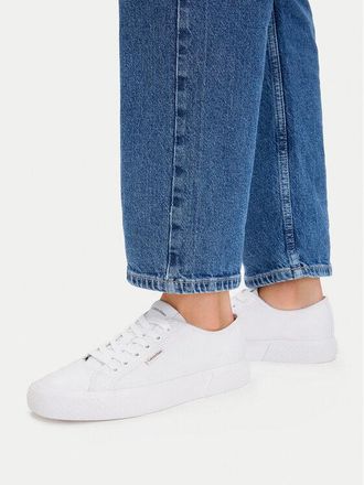 Calvin Klein Sneakers aus Stoff Vulc HW0HW02975 Wei&szlig;