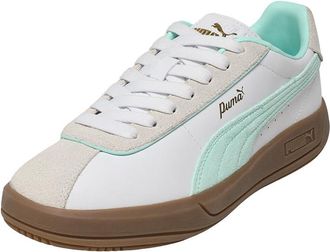 Puma Damen Club Klassika Sneakers 41, White Mint Melt Vapor Gray Green