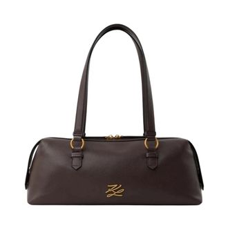 Karl Lagerfeld Bolso Bowling M Autograph - Femme - Sacs - Brun - Taille: ONE Size