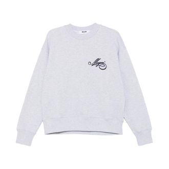 Msgm Msgm, Damen, Sweatshirts & Hoodies, Grau, XSGr&ouml;&szlig;e
