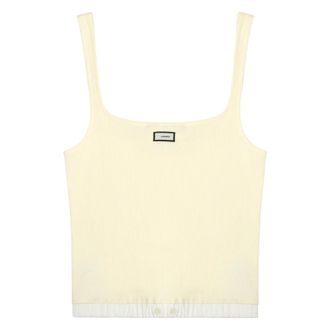 Entire studios Entire Studios, Femme, Tops, Jaune, Taille: 38 FR Lounge Tank