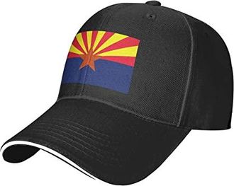 Generic Casquette Trucker Drapeau De LArizona Casual Casquettes De Golf R&eacute;glable Sunhat pour P&ecirc;che Jogging Randonn&eacute;e