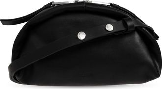 AllSaints Sac bandouli&egrave;re Rosalie Arc en cuir - Femme - Sacs - Noir - Taille: ONE Size