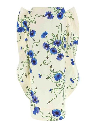 Stella McCartney Jupe Longue - Bleu