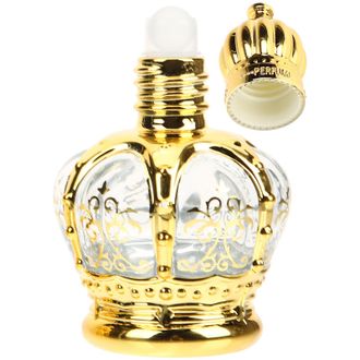 Artibetter 2 St&uuml;ck 12ml Nachf&uuml;llbare Glas Rollflaschen f&uuml;r &Auml;therische &Ouml;le und Parf&uuml;m Nahost Stil Goldene Reise Fl&auml;schchen mit Dekorativer Funktion f&uuml;r Wohndeko u