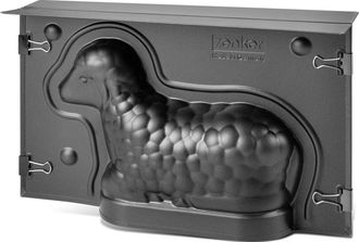 Zenker Lämmchenbackform zu Ostern - 700 ml Füllvolumen - 3D Kuchenform mit Antihaftbeschichtung und Lämmchen als Motiv zum backen - Leckere Deko als Osterlam