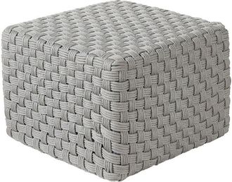 Beliani Pouf NALLI Kunststoff Grau