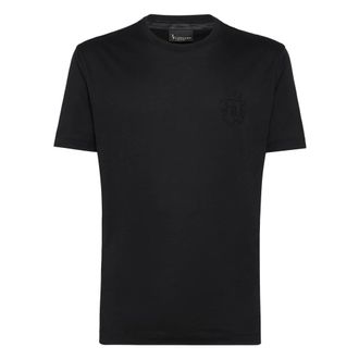 Billionaire Boys Club T-Shirt Rundhals Wappen - - Tops - Herren - Schwarzk - XS