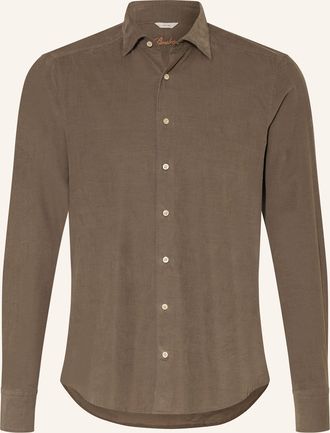 Stenstr&ouml;ms Cordhemd Slim Fit gruen