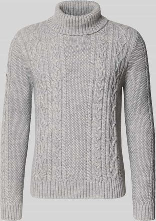 Superdry Rollkragenpullover mit Zopfmuster