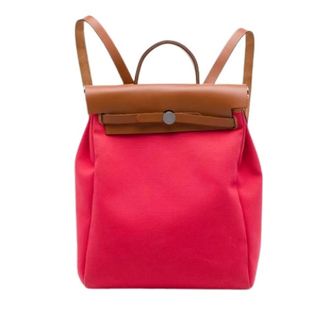 Herm&egrave;s Pre-owned Herbag A Dos - Femme - Pre-owned - Rouge - Taille: ONE Size