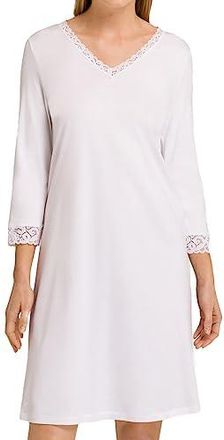 Hanro Moments - Femme - Vêtements de Nuit - Chemise de Nuit - Coton - Avec Dentelle, Blanc., XS