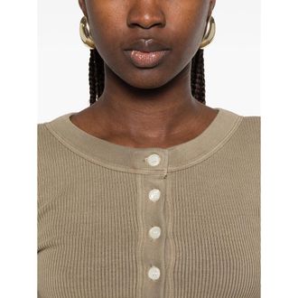 Citizens Of Humanity Rsvoi Henley T-Shirt - Green
