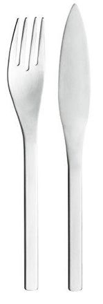 Puresigns Fischbesteck 4tlg. aus 18/10 Edelstahl - Genuss für Fischliebhaber mit Eleganz am gedeckten Tisch