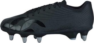 Canterbury Of New Zealand Mixte Stamped Grndbrk Pro Bottes, Black/Silver Metallic, 42.5 EU