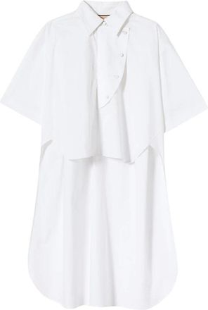 Plan C Plan C, Femme, Blouses et Chemises, Blanc, Taille: 40 FR Front Apnel Shirt