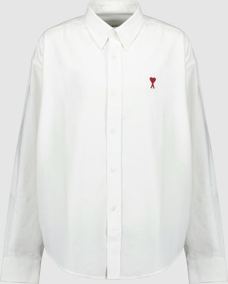 Ami Chemise Unisexe Blanc Naturel
