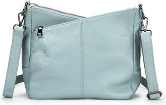 Generic 2025 Sac à bandoulière convertible en cuir de vache souple véritable pour femme - Sac spacieux et sans effort de qualité pour les trajets quotidiens, 