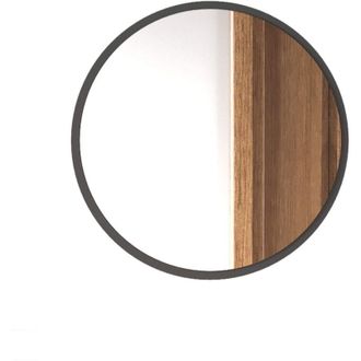 Mobili Rebecca Mobili Rebecca - Miroir Rebecca Mobili Anbar 60x60x2 Panneau de particules Verre Gris Fonc&eacute; Moderne