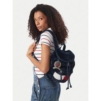 Tommy Jeans Rucksack Tommy Jeans Tjw Archive Fur Backpack AW0AW19078 Dunkelblau