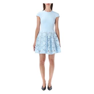 Self Portrait Femme, Robes, Bleu, Taille: 36 FR Summer Robes