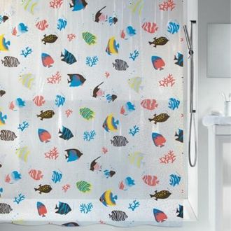 Spirella Rideau de Douche PEVA Fish 180x200cm Multicolor